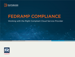 FedRAMP Compliance eBook: Working with the Right CSP | DataBank