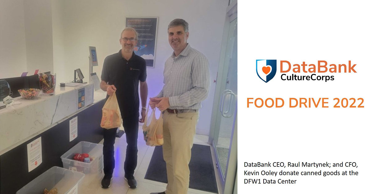 Supporting Our Community: The Databank Food Drive - DataBank | Data Center Evolved